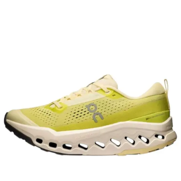 On Cloudsurfer Trail 2 Sneakers - Ivory/lime