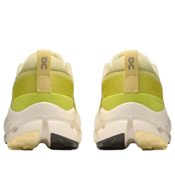 On Cloudsurfer Trail 2 Sneakers - Ivory/lime