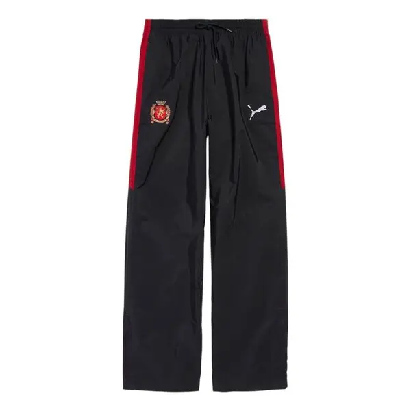 Balenciaga X Puma Large Tracksuit Pants 'black Red - Black/red