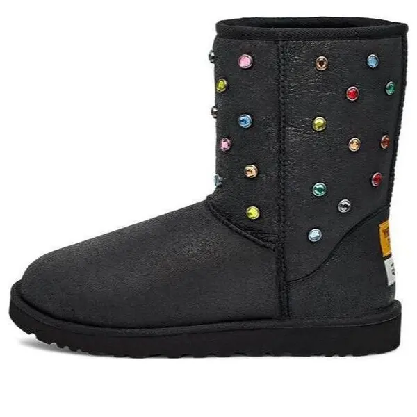UGG X Gallery Dept. Embellished Classic Short Boot - Black