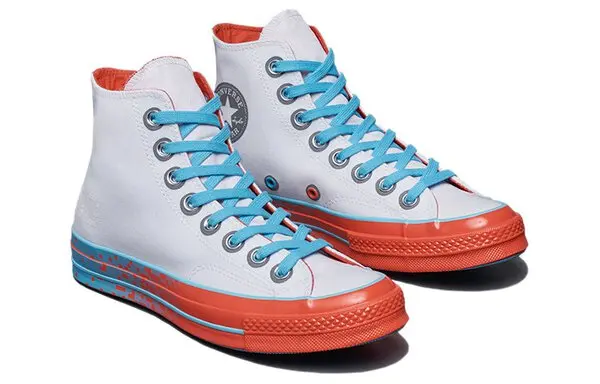 CONVERSE Chuck Taylor All Star 1970s High Top Sneakers - White/blue/red