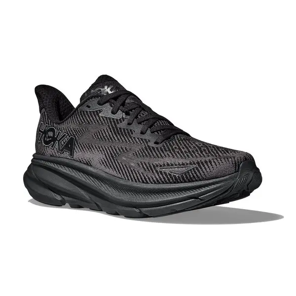 Hoka One One Clifton Athletic Sneakers - Black