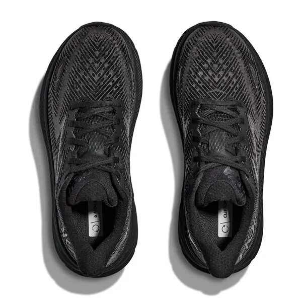 Hoka One One Clifton Athletic Sneakers - Black