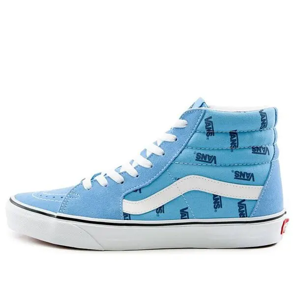 VANS Sk8-hi Casual High Top Sneakers - Blue/white
