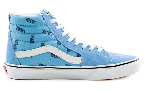 VANS Sk8-hi Casual High Top Sneakers - Blue/white
