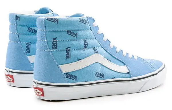 VANS Sk8-hi Casual High Top Sneakers - Blue/white