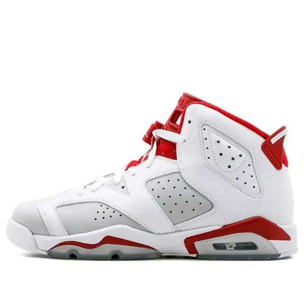 JORDAN Air 6 Retro "alternate" Sneakers - White/gym Red-platinum