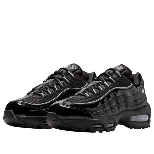 Nike Max 95 Og Black Patent - Black/reflect Silver-white-metallic Silver