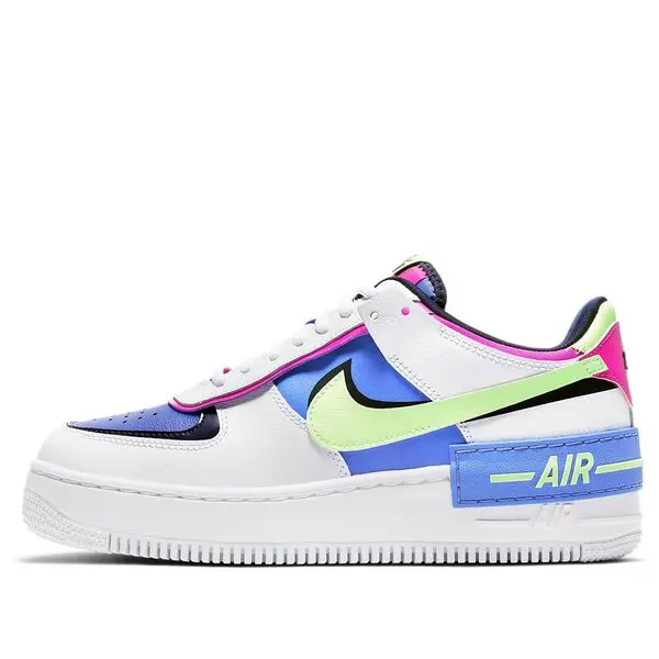 Nike Force 1 Shadow Sapphire Sneakers - Whitebluegreen