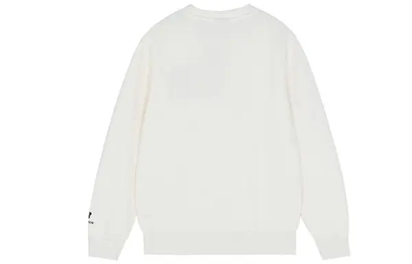 NEW BALANCE Logo Sweatshirt - White/black