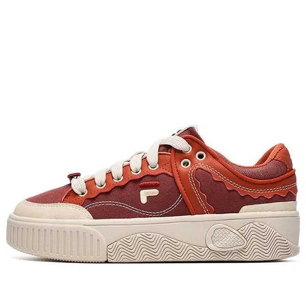 FILA FUSION Stack Skate Shoes - Red/white/orange