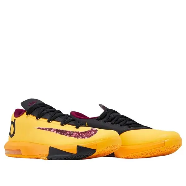Nike Kd 6 "peanut Butter & Jelly" Athletic Sneakers - Laser Orange/raspberry Red/black