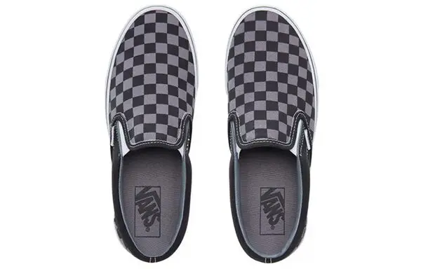 VANS Checkerboard Slip-on Sneakers - Black