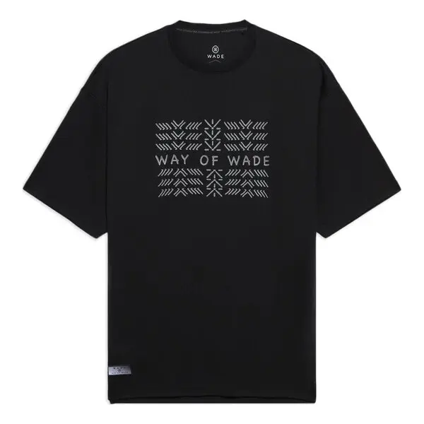 LI-NING Way Of Wade Graphic Loose Fit T-shirt 'black Grey - Black/grey
