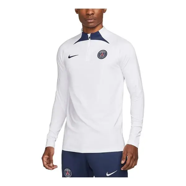 Nike Paris Saint-germain Drill Long Sleeve Top - White