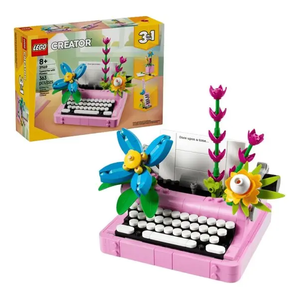 Lego Creator Typewriter With Flowers - Multi-color