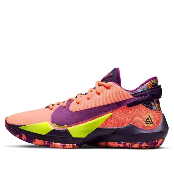 Nike Zoom Freak 2 "bright Mango - Orange/purple/green