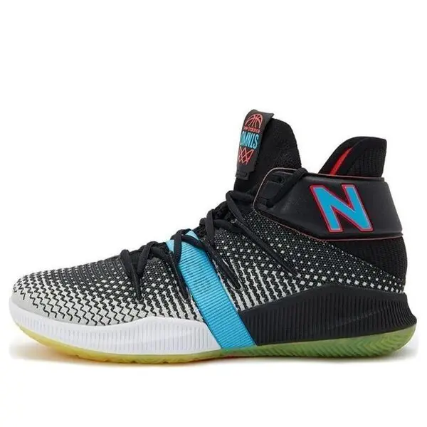 NEW BALANCE Omn1s "baited" High Top Sneakers - Black/sulphur Yellow/energy Red