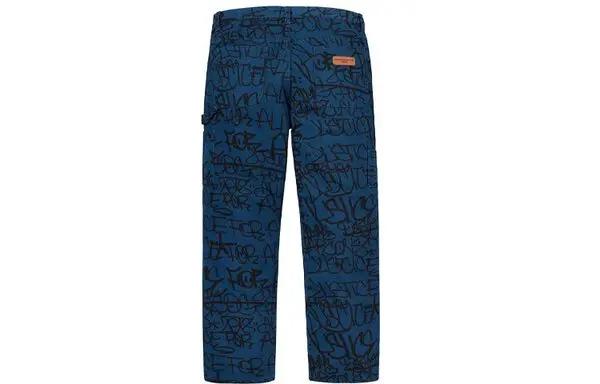 Supreme X Comme Des Garçons Shirt Canvas Painter Pant Navy
