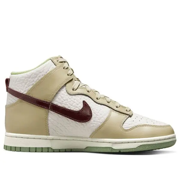 Nike Dunk High "light Bone Alligator - White/khaki