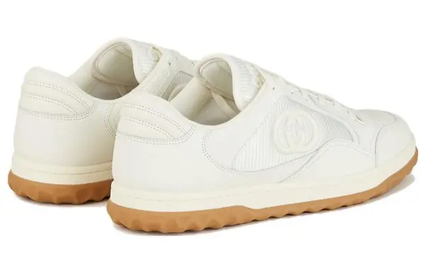 Gucci Mac80 Embroidered Sneakers - White