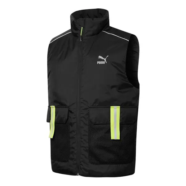 PUMA Logo Sleeveless Vest - Black