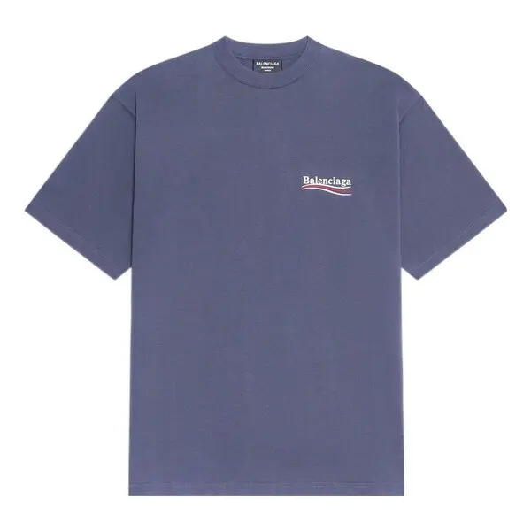 Balenciaga Political Campaign T-shirt Large Fit - Dark Grey