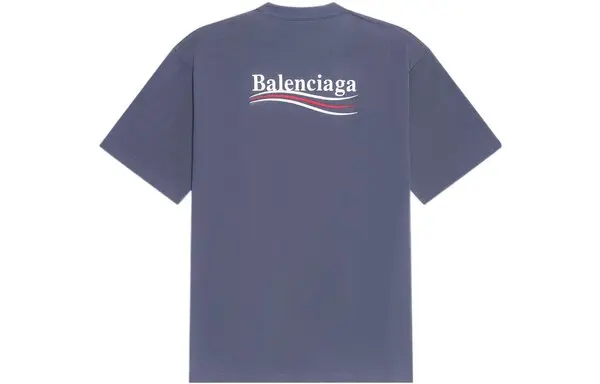 Balenciaga Political Campaign T-shirt Large Fit - Dark Grey