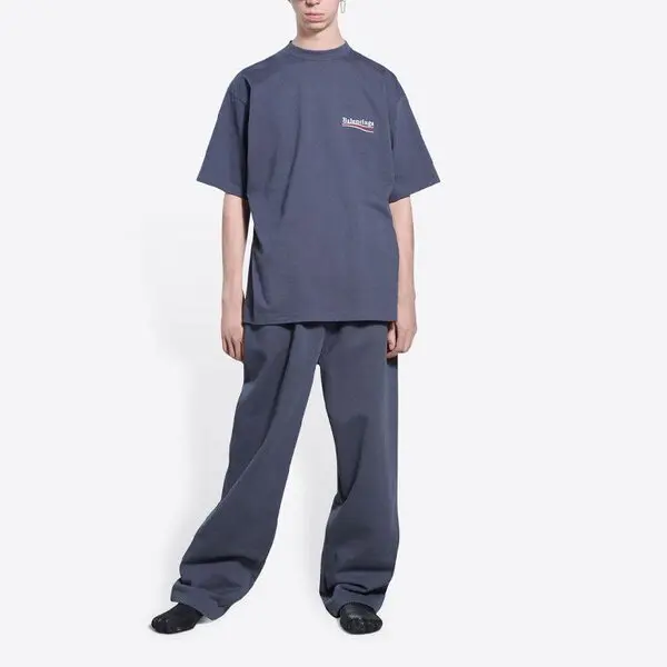 Balenciaga Political Campaign T-shirt Large Fit - Dark Grey