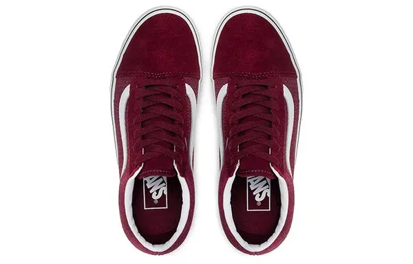 VANS Old Skool Platform Sneakers - Dark Red