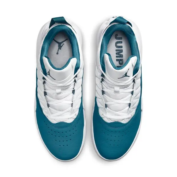 JORDAN Stay Loyal High Top Sneakers - White/blue