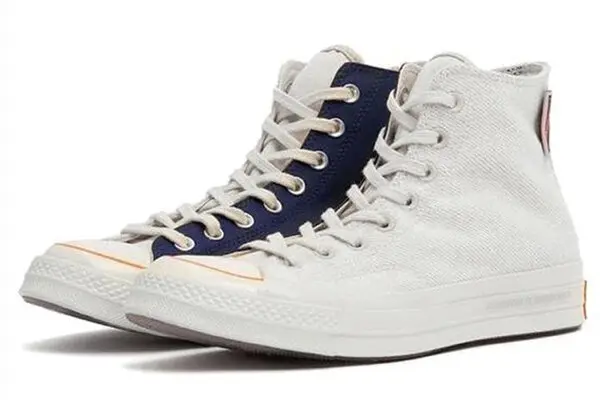 CONVERSE Foot Patrol X Chuck 70 Hi Sneakers - White/blue