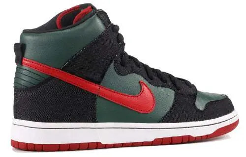 Nike Dunk High Premium 'resn' Sneakers - Red/green