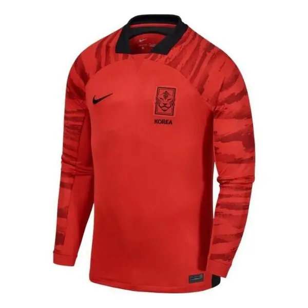 Nike 22-23 Long Sleeve Home Stadium Jersey 'south Korea - Red/multi-color