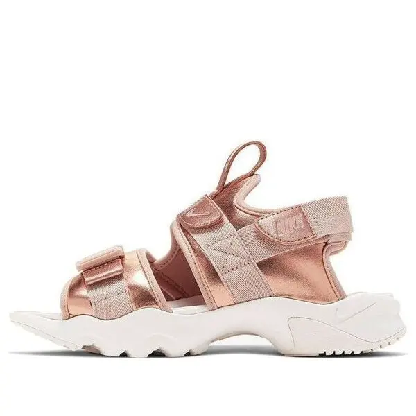 Nike Canyon Sandal Metallic Rose Bronze - Red/red