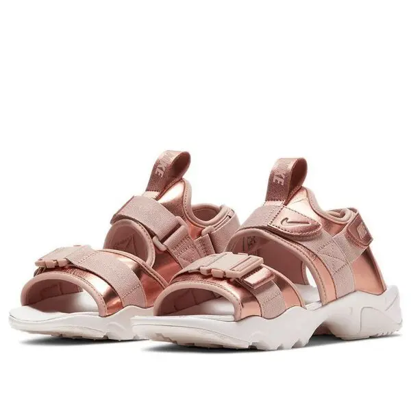 Nike Canyon Sandal Metallic Rose Bronze - Red/red