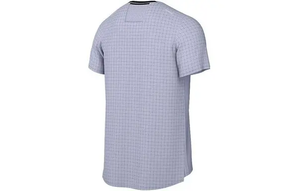 Nike Short Sleeve Crewneck T-shirt With Plaid Detail