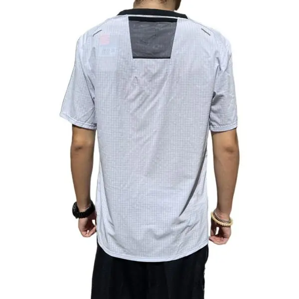 Nike Short Sleeve Crewneck T-shirt With Plaid Detail