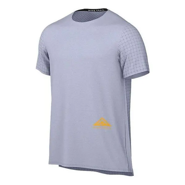 Nike Short Sleeve Crewneck T-shirt With Plaid Detail