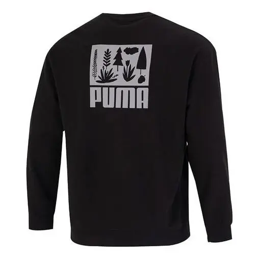 PUMA Logo Crew Neck Sweatshirt