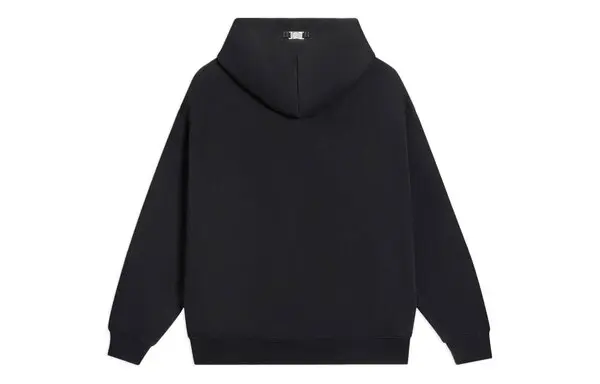 LI-NING Small Logo Hoodie - Black/silver