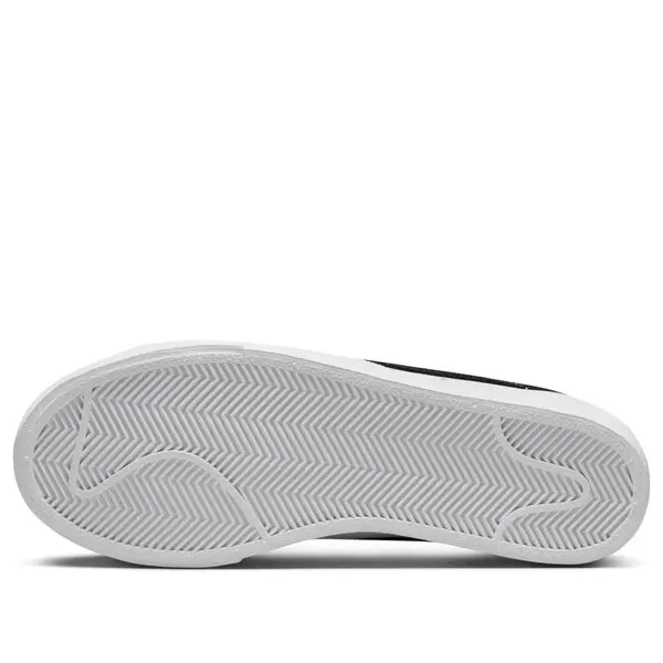 Nike Blazer Low Platform "white Snakeskin" Sneakers - White/black