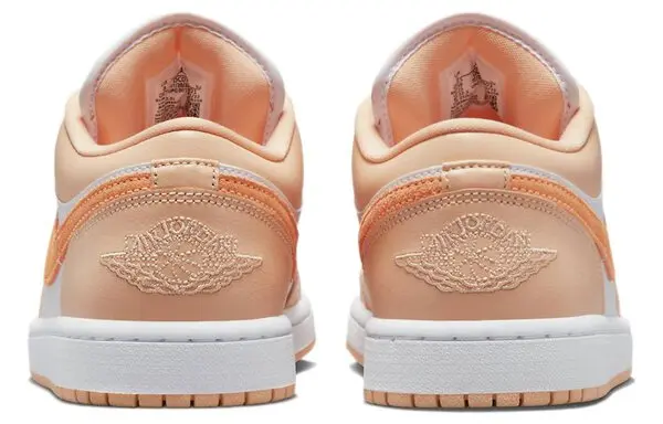 JORDAN 1 Low 'sunset Haze' Sneakers - Orange