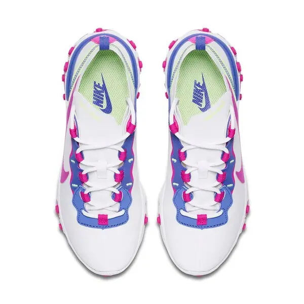 Nike React Element 55 Athletic Sneakers - White/pink