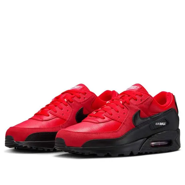 Nike Max 90 "speed Red" Sneakers - Speed Red/white/wolf Grey