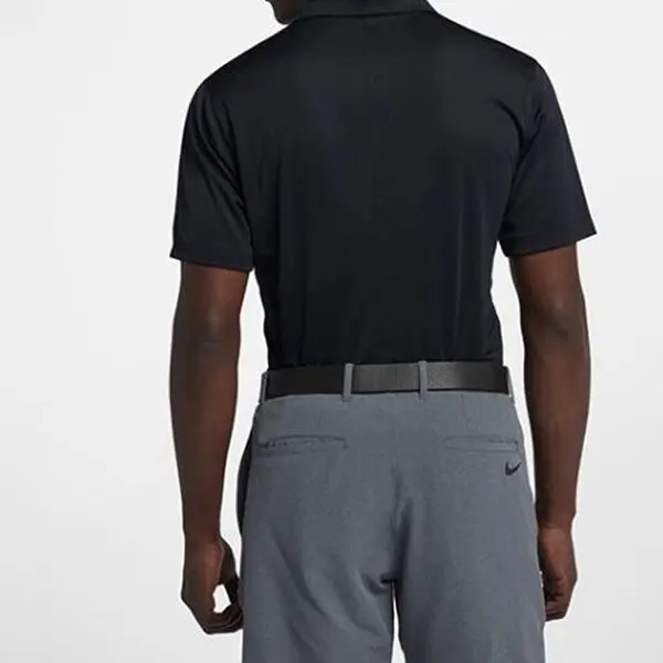 Nike Dry Victory Casual Sports Short Sleeve Polo Shirt - Black