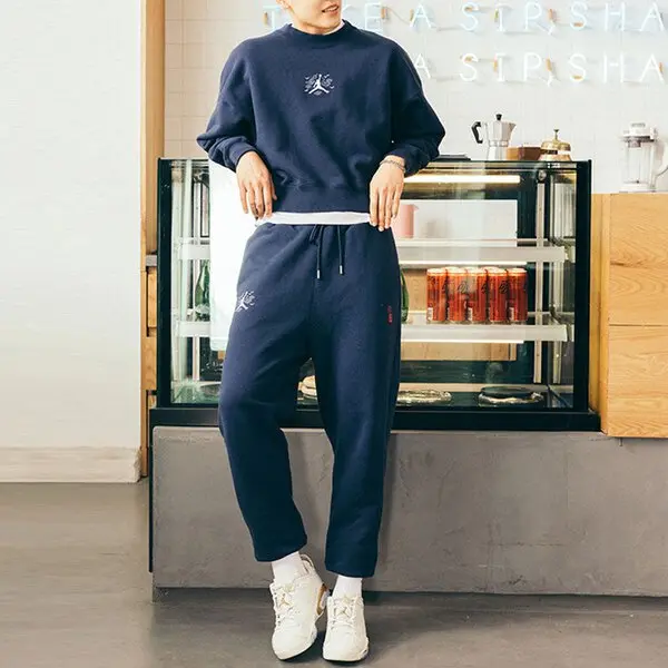 JORDAN Chinese New Year Sports Pants 'navy Blue