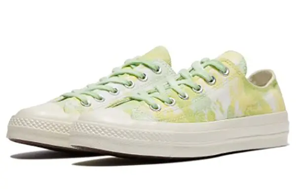 CONVERSE Chuck 70 Ox Beach Dye Sneakers - White/green