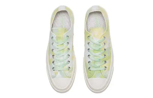 CONVERSE Chuck 70 Ox Beach Dye Sneakers - White/green