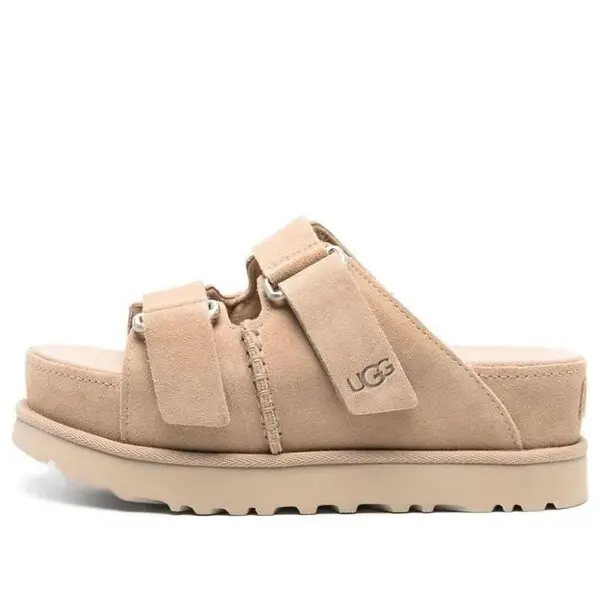 UGG Goldenstar Hi Slide Sandals - Beige